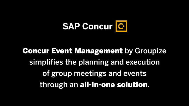 New SAP Concur Solution Extension Enhances Event Management Powered by ...